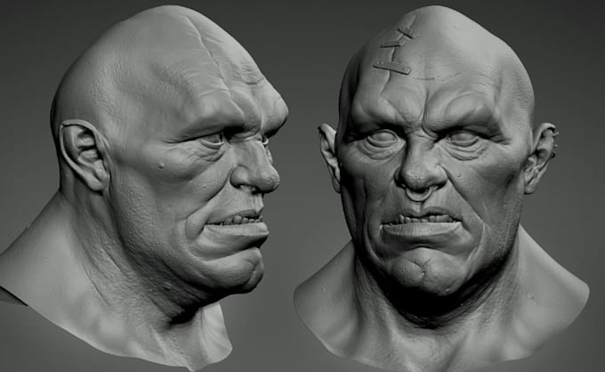 Rig,xgen engine game,model for game character design,mod,sculpt,figture ...