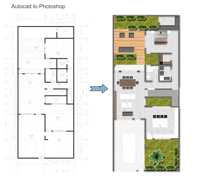 Be your draftsman rendering plans, sections, elevations by Naturastudio | Fiverr