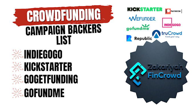 Get backer list for kickstarter indiegogo gofundme crowdfunding ...