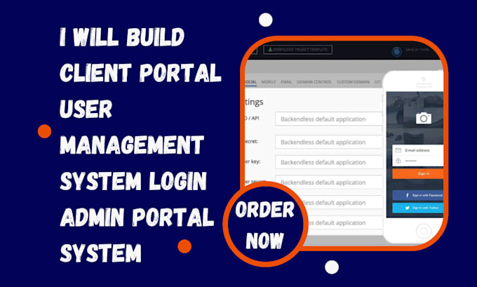 Build client portal user management system login admin portal system by ...