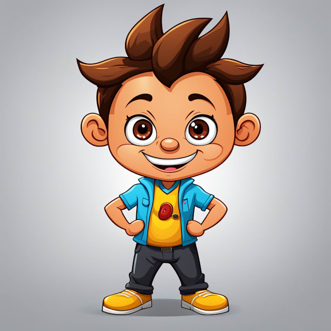 Design custom cartoon character, mascot by Donieatton | Fiverr