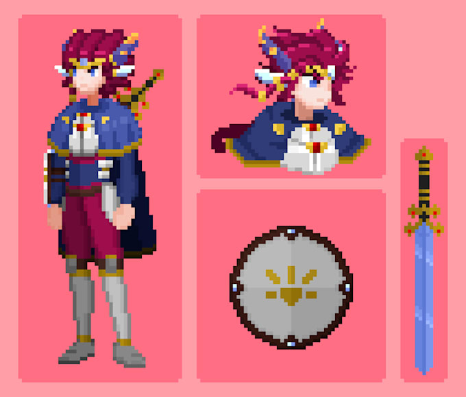 Make a custom pixel art sprite for personal or commercial use by ...