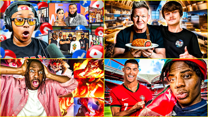 Do youtube thumbnail reaction by Michjoy22 | Fiverr