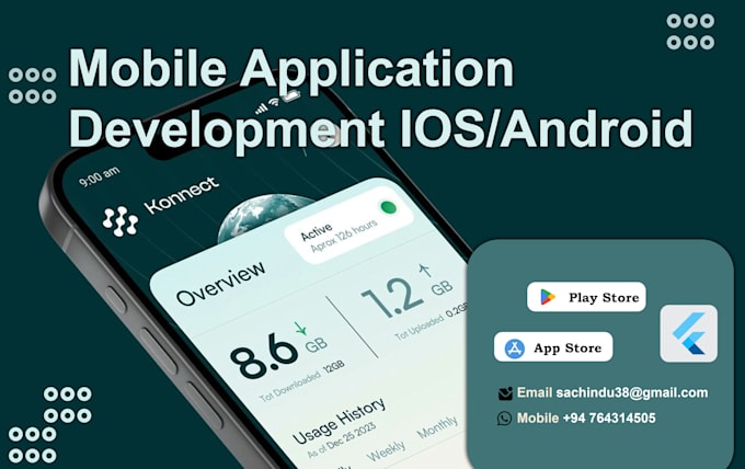 Develop mobile applications as android and ios by Sachindukavi | Fiverr