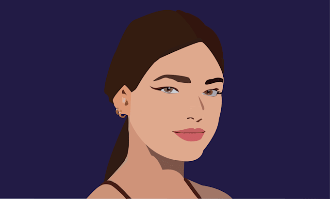 Draw you in adobe illustrator vector art by Falemaamma | Fiverr
