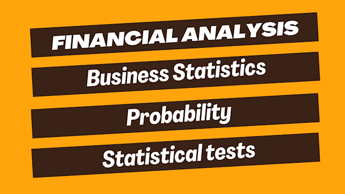 Assist in business statistics, probability, regression, python data analysis by Tehrim_akram ...