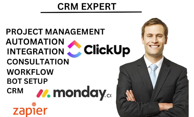 Be clickup monday crm pro on project management automate forms boards tasks ads by ...
