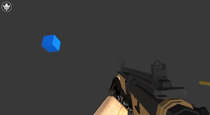 Render 3d gun model, 3d fps animation, 3d shooting game, viewmodel ...