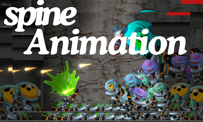 Create pro animation for 2d game character in spine pro spline animation model by Sam_r3f | Fiverr