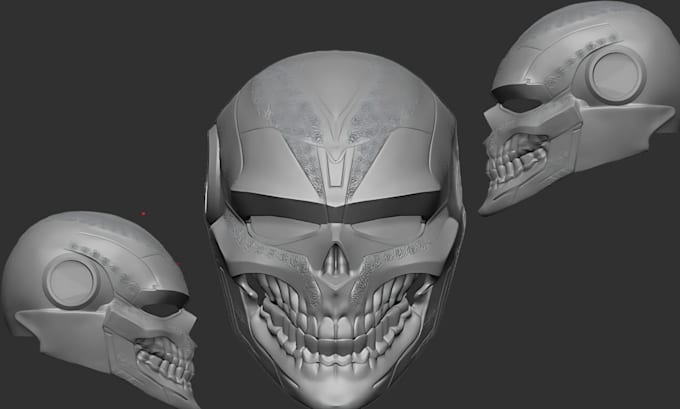 Create custom 3d printable halloween masks 3d helmet, mask, 3d mask for ...