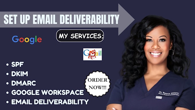 Set up dmarc, dkim, spf, google workspace for email deliverability by Emily_market1 | Fiverr