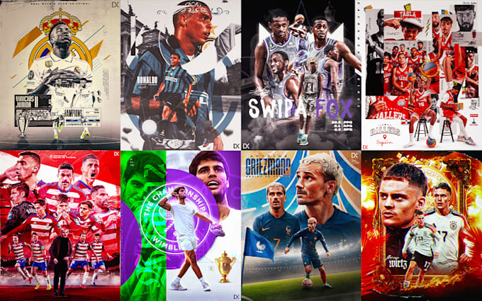 Do sports design and posters for social media by Dexecru | Fiverr