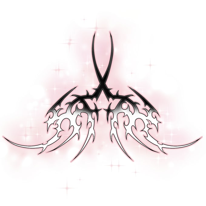 Do custom cyber sigilism tattoo design by Sxkoart | Fiverr