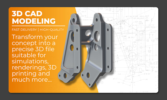 Create a 3d cad model by Maje_design | Fiverr