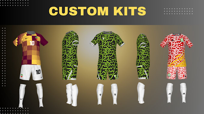 Create custom kits for pes,fifa,fm,dls,efootball by Farhan_aliahmed ...