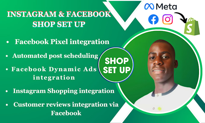 Set up facebook, instagram shop and integrate with shopify by With ...