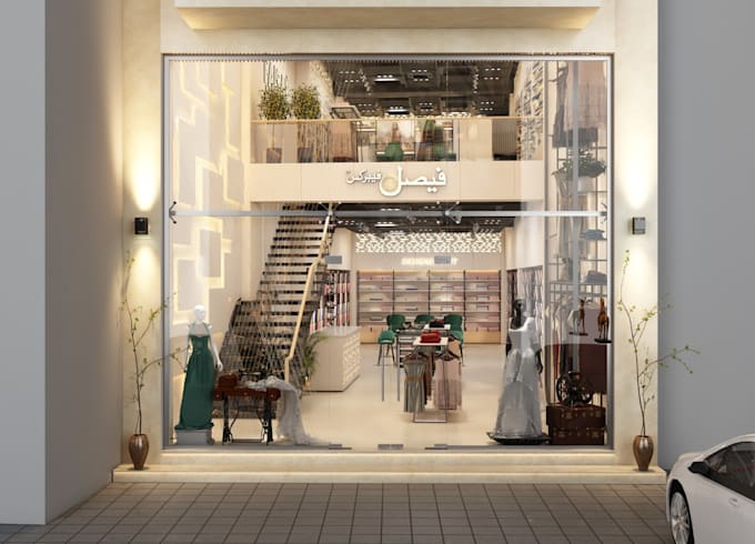 Design unique retail store interior and exterior, shopfront by ...