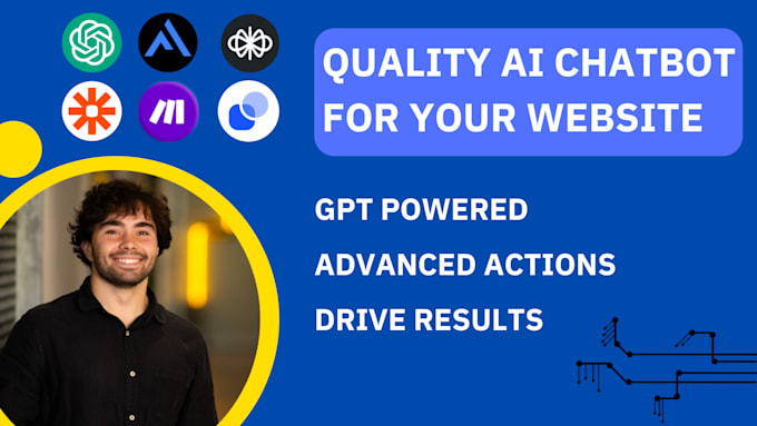 Create a gpt powered ai chatbot for your website by Codi_cook | Fiverr