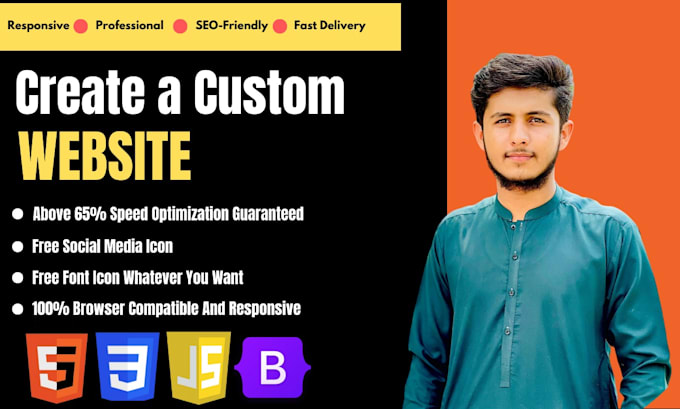 Design an html css website by Asadullah_53 | Fiverr