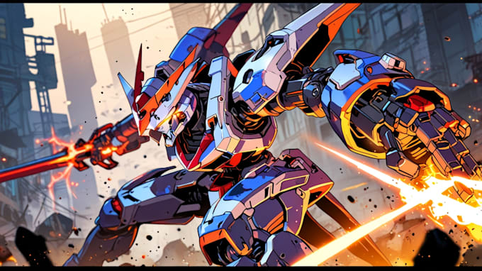 Making anime, mecha, pop art ,fan art and original character by ...