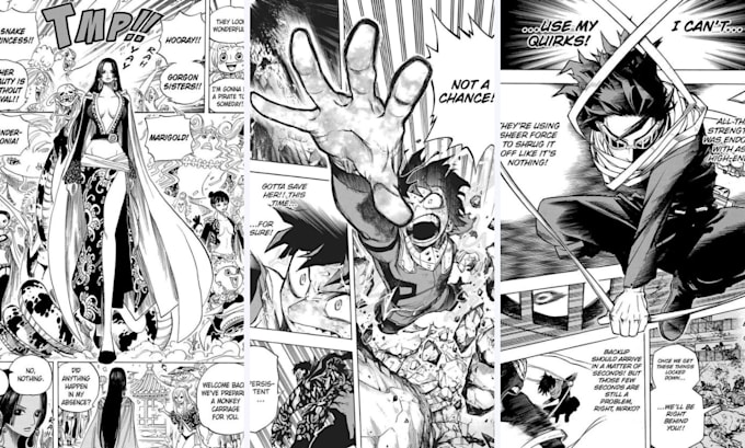 Draw comic page anime webcomic webtoon for you in manga style by ...