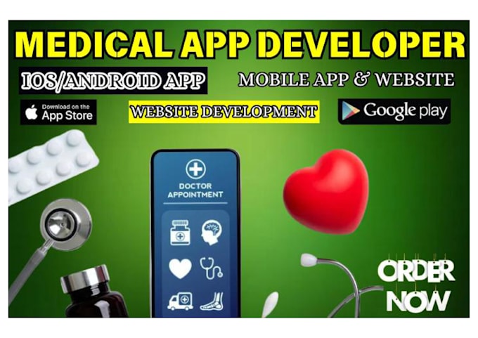 Develop medical doctor mobile app on android and ios telemedicine ...