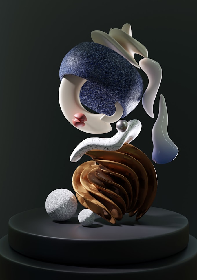 Modelling realistic 3d models in blender by Annchi_3d | Fiverr