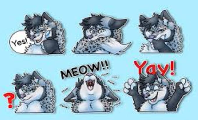 Draw nsfw sticker, furry telegram sticker, animated sticker, crypto ...