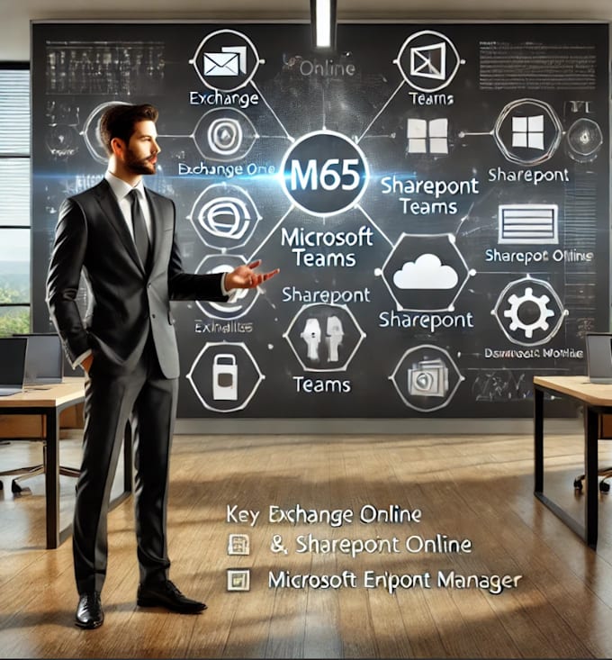 Setup and support microsoft 365, outlook, sharepoint, one drive, azure ...