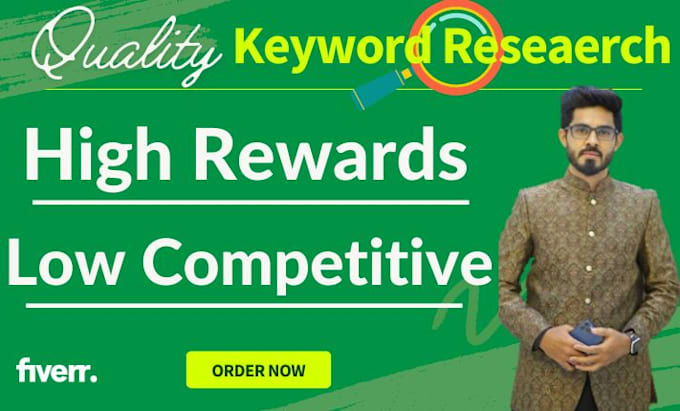 Do high rewards and low competitive keyword research and competitor ...