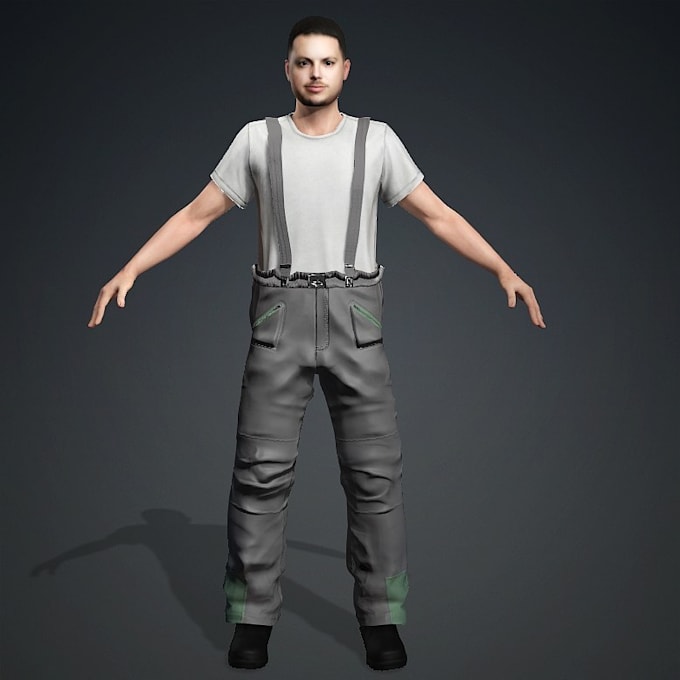 Design, model a 3d hyper realistic character using unreal engine ...