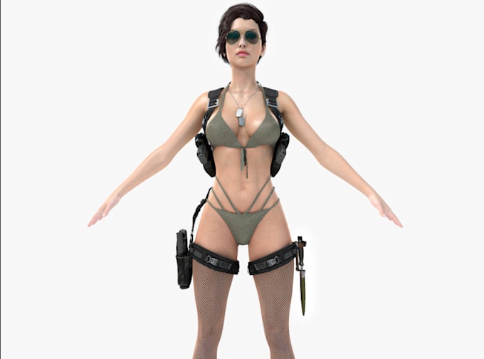 Blendshape metahuman 3d model, nsfw adult realistic skin texture, daz3d model by Januaryia | Fiverr