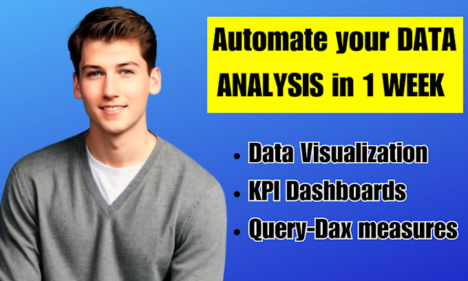 Make professional power bi dashboards and be your data visualization expert