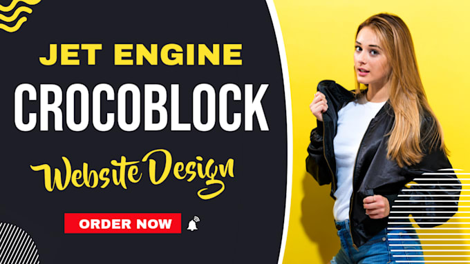 Use jet engine crocoblock and elementor pro to build amazing wordpress website by Jullioprobie ...