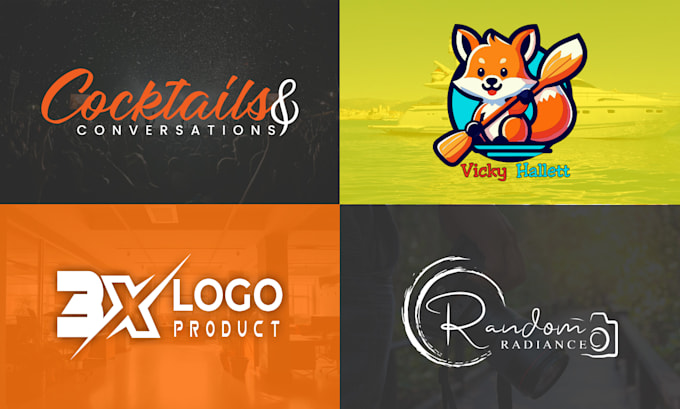Create professional business minimal corporate logo and brand identity ...