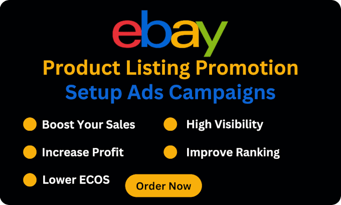 Do ebay product listing promotion ads campaign by Umairashraf10 | Fiverr