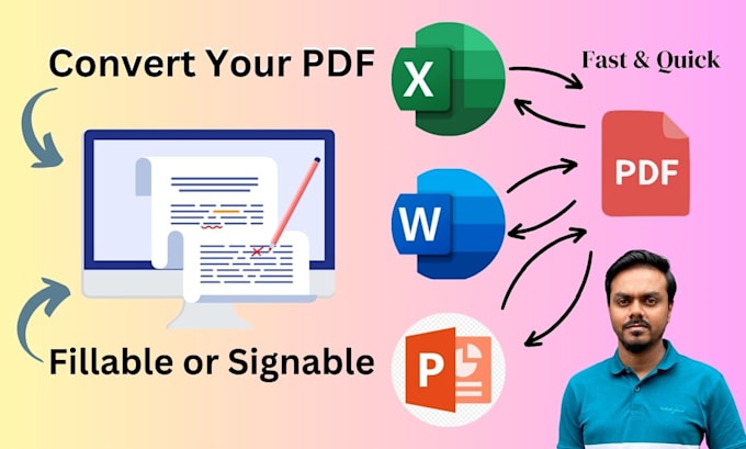 Convert your files to word, excel, and powerpoint by Ilyasmhd | Fiverr