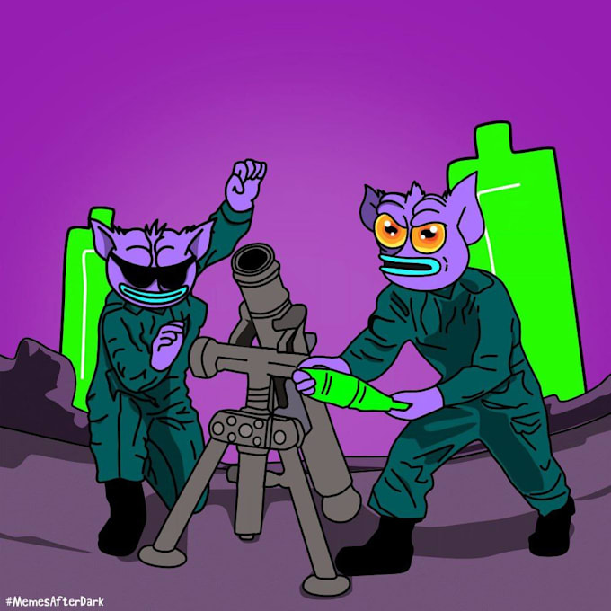 Drew funny meme coin, meme coin art, crypto meme coin art, solana meme ...