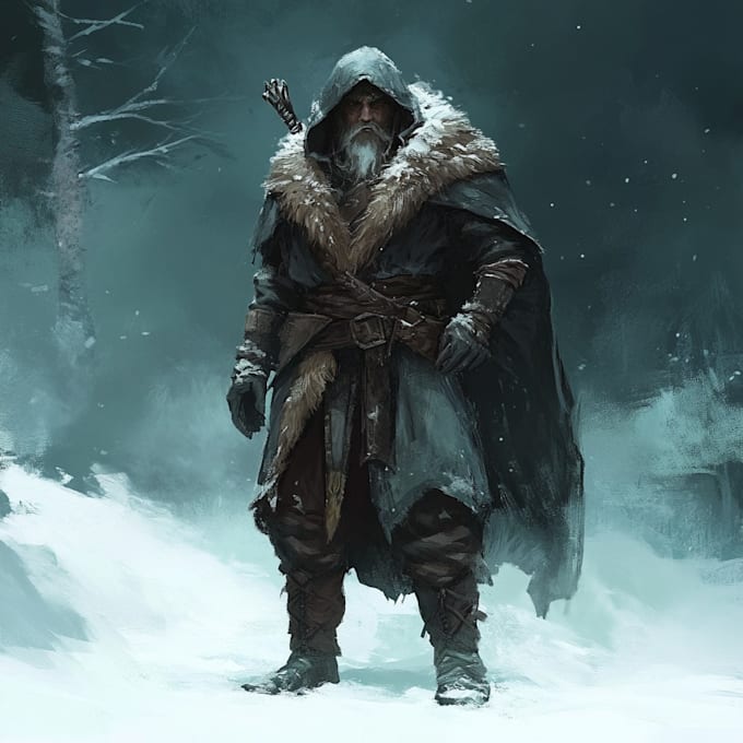 Draw a dnd character art and dnd character by Maritzevedo | Fiverr