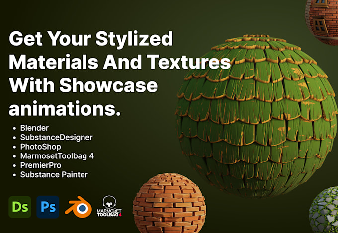 Create stylized textures for your product or render by Rezo71 | Fiverr