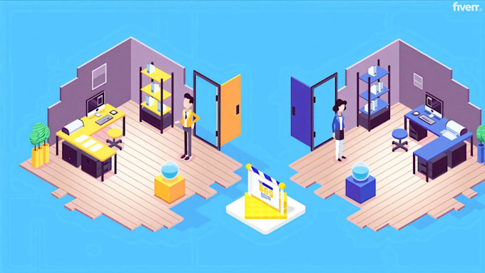 Create 3d isometric animation video by Igbogan_ogo | Fiverr