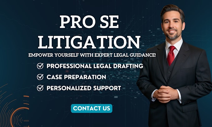 Be your lawyer in pro se litigation by Laws_ibrar | Fiverr