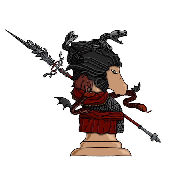 Draw a knight described by your ideas and visions by Chess_avatars | Fiverr