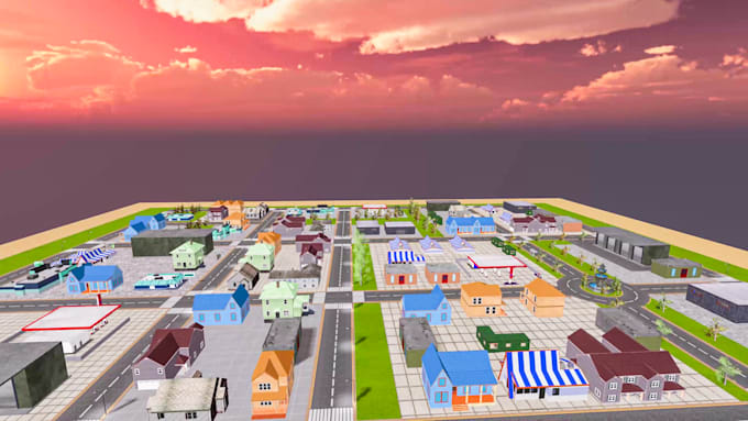 Design unity environment, landscape 3d game environment in unity by ...