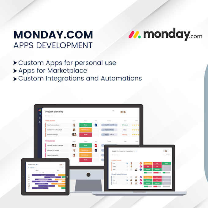 Certified monday com app developer, custom apps, marketplace submission by Sameer_nft | Fiverr