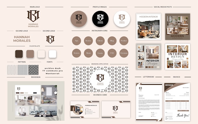 Design logo and complete brand identity with a full branding kit by ...