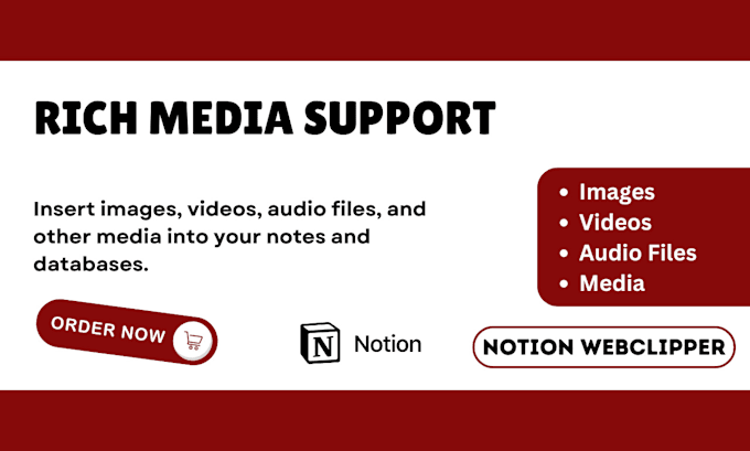 Create notion template notion media integration notion database by ...