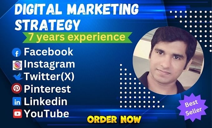 Be your reliable strategist in digital marketing by Tithisagor | Fiverr