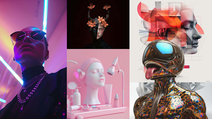 Design tailored ai generated art using ai tools by Aqua_quest | Fiverr