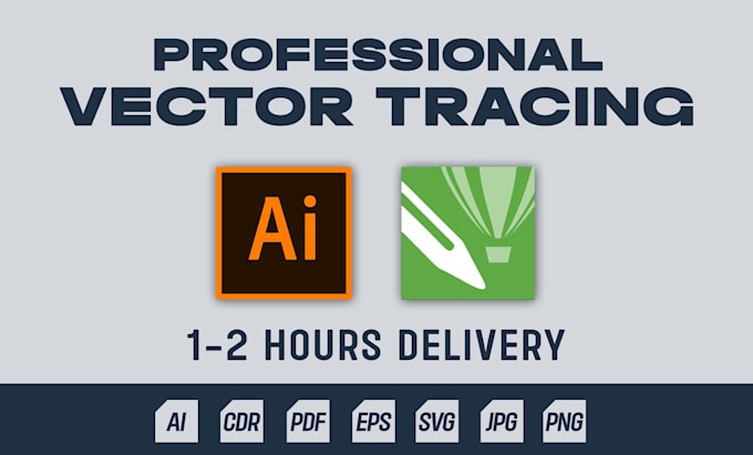 Convert raster logo, image in vector file high resolution by ...